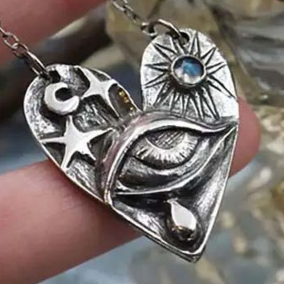 ABSOLUTELY BEAUTIFUL | Jewelry | Crying Eye Blue Star Crescent Moon In ...